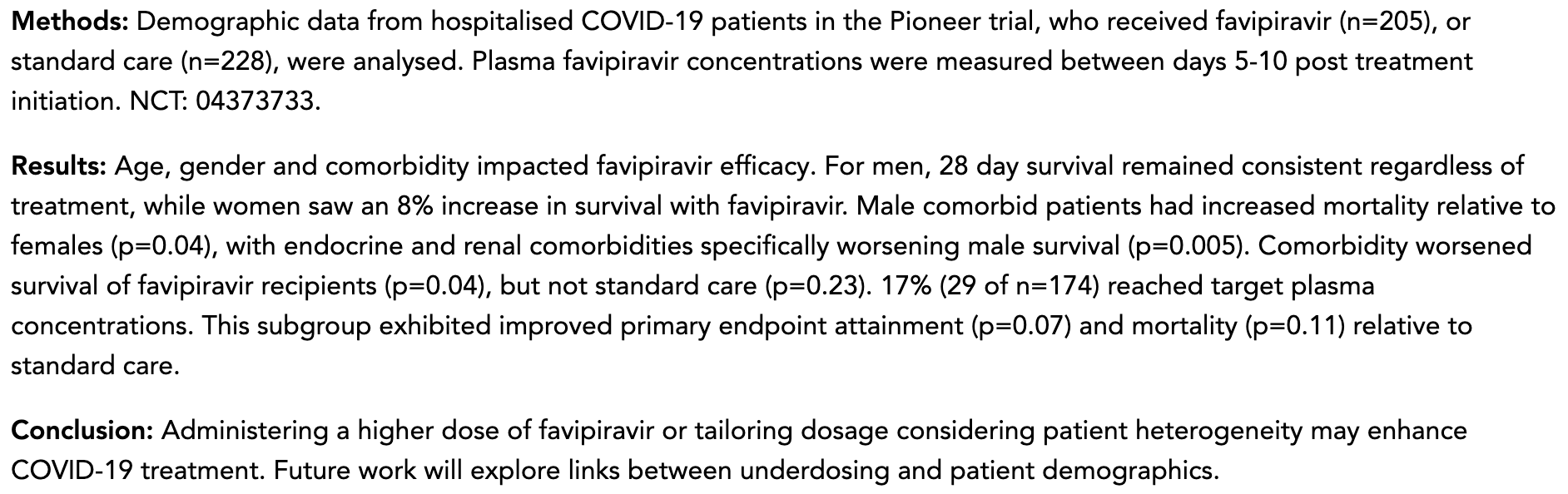 Wawman: Influence of demographics and dosing on COVID-19 outcomes and ...